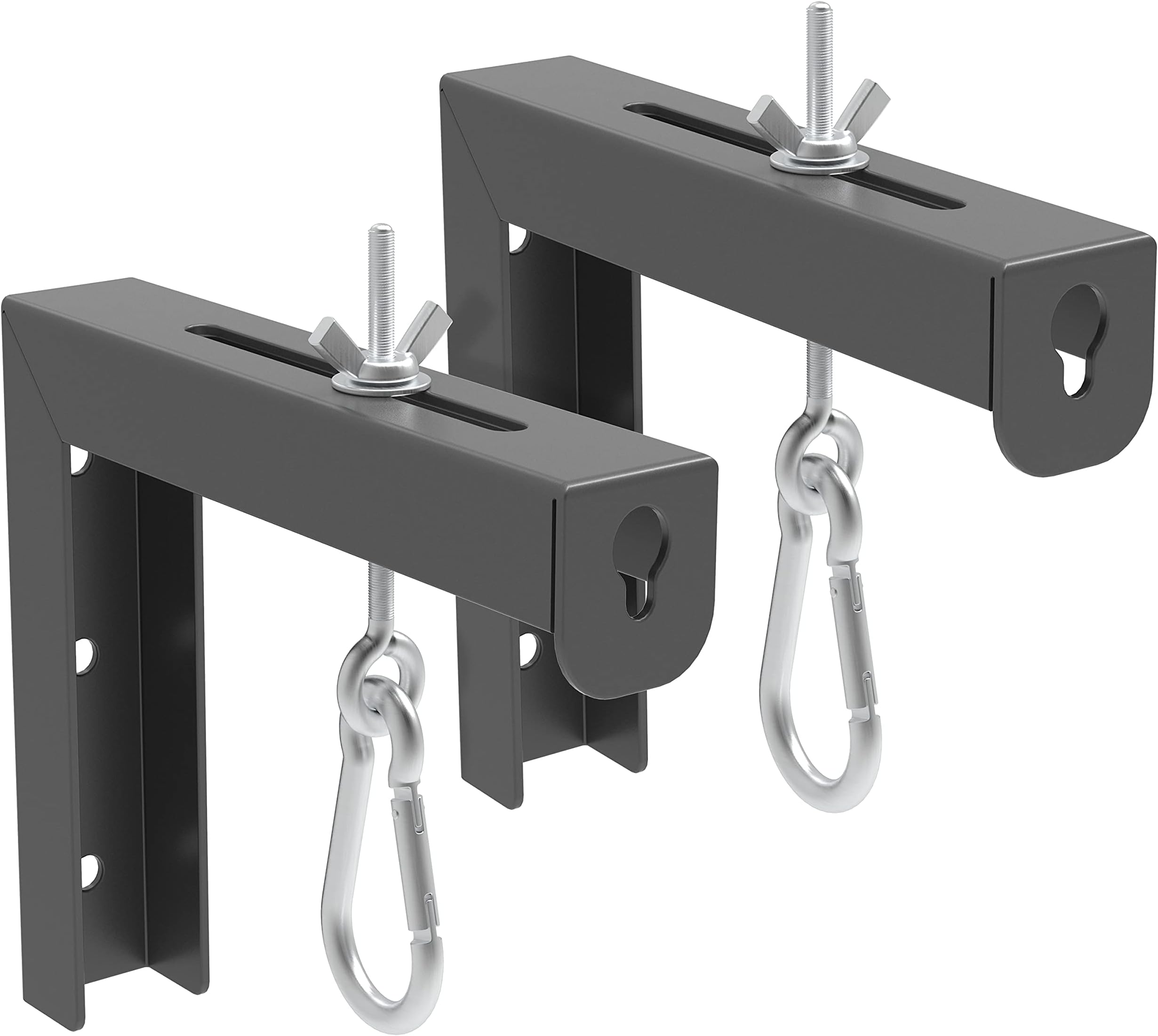 Amazon.com: POROHOM Black Universal Projector Screen L-Bracket Wall ...