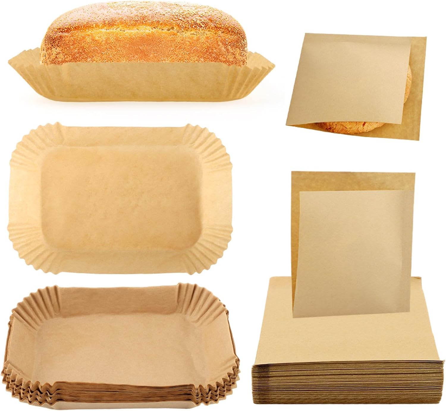 Amazon.com: 150pcs Loaf Pan Liners for Baking Bread 9x5 Inch Non-Stick ...