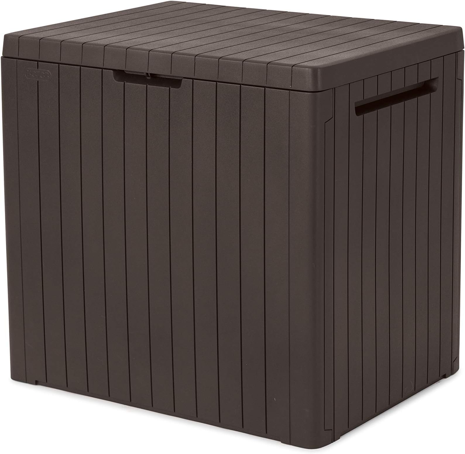 Suncast 22-Gallon Small Deck Box - Lightweight Resin Indoor/Outdoor ...
