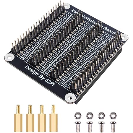 GeeekPi Micro Connectors Raspberry Pi 40 Pin GPIO 1 to 2 Expansion ...