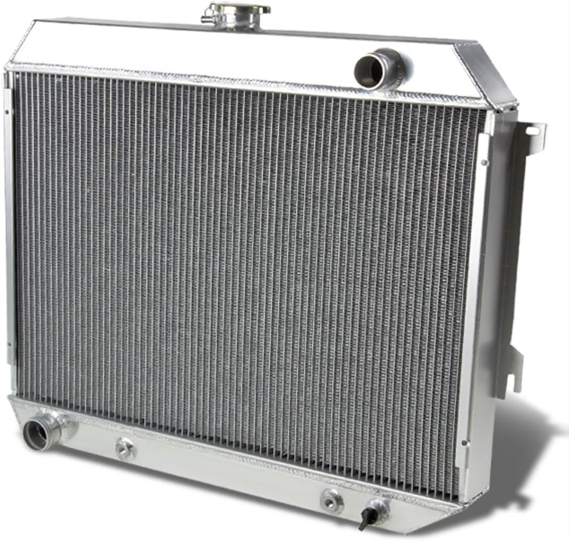 DNA MOTORING RA-CHARGER66-3 3-Row Full Aluminum Radiator Compatible ...