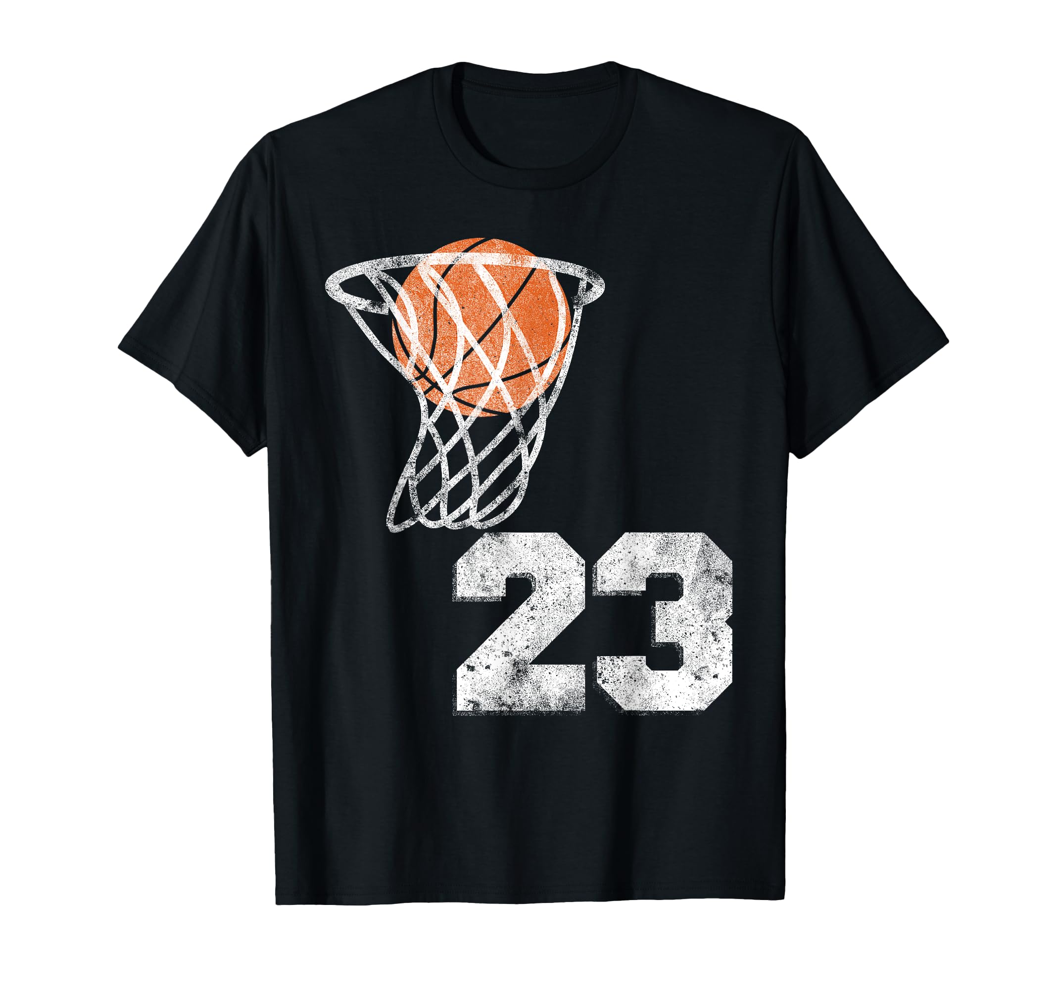 Amazon.com: Vintage Basketball Jersey Number 23 T-Shirt Player Number T ...
