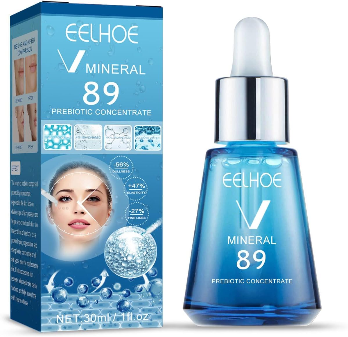 Amazon.com: Mineral V89 Probiotic Concentrated Anti-Wrinkle Serum ...