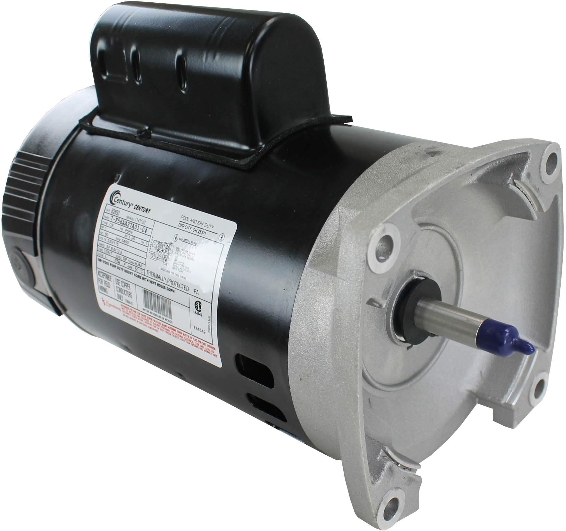 ASB843 | 2 hp 3450 RPM 56Y Frame 208-230V Square Flange Pool Motor US ...
