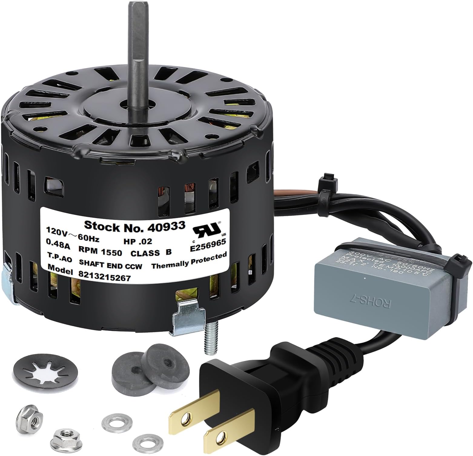 PACKARD 3.3 Inch Diameter Vent Fan Motor Direct Replacement For Nutone ...