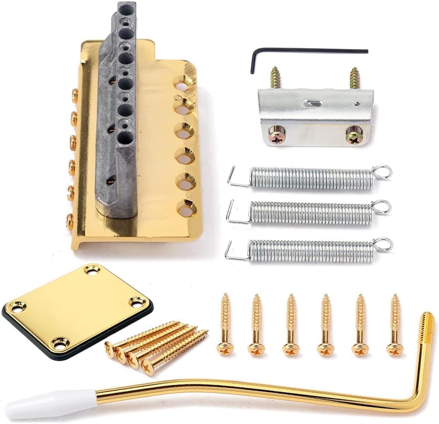 Amazon.com - Gold Practical Alloy Electric Guitar Tremolo Bridge ...