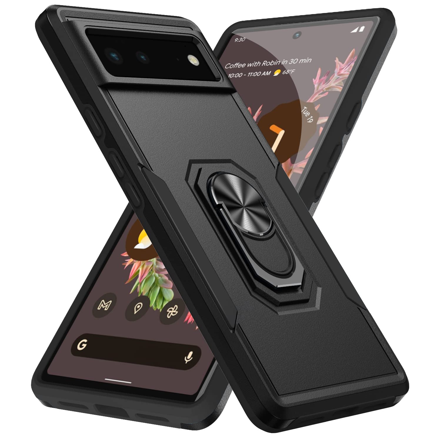 Amazon.com: Fucozan for Google Pixel 6 Case with Kickstand Armor ...