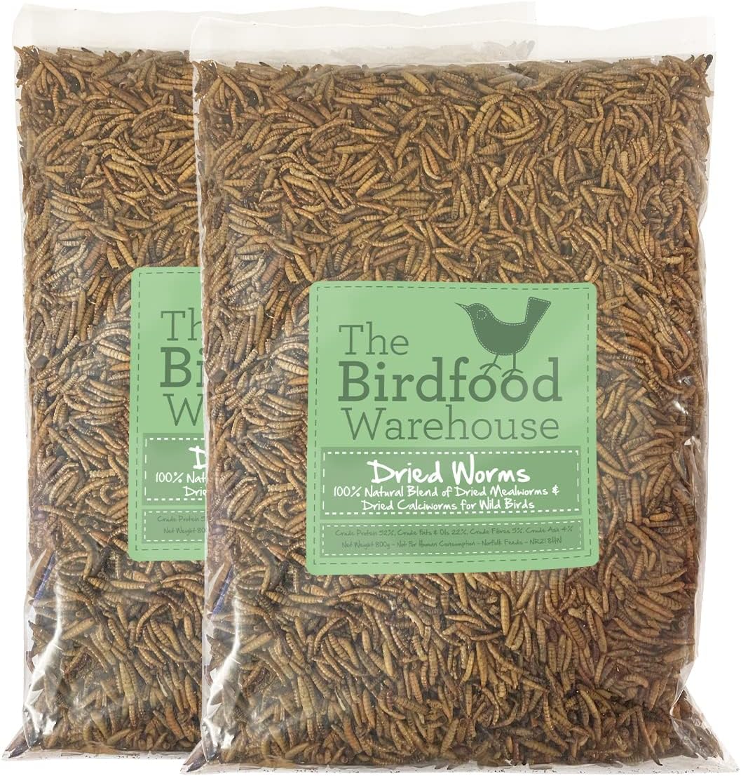 MALTBY'S STORES 4KG WILD BIRD DRIED MEALWORMS WILD BIRD FOOD : Amazon ...