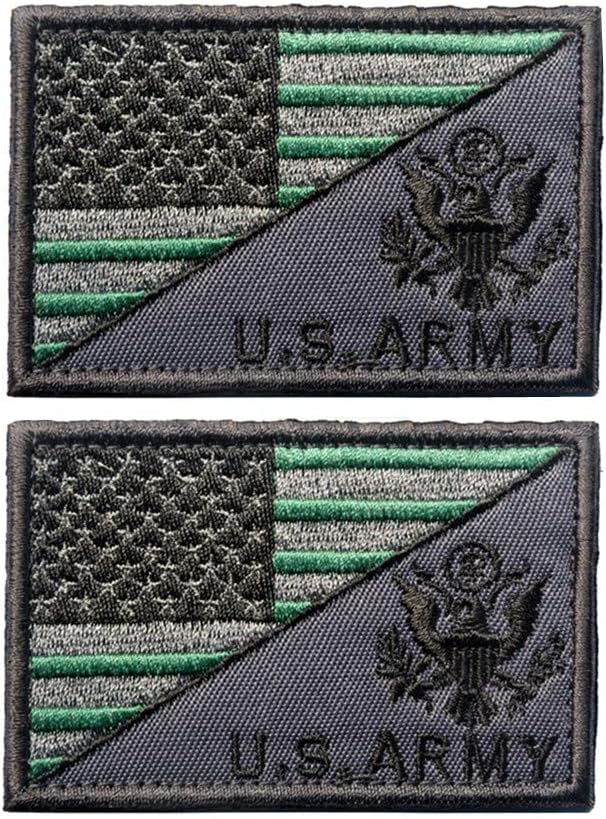 Amazon.com: 2 Pieces American Flag Patch Bundle and USA Flag Patches ...