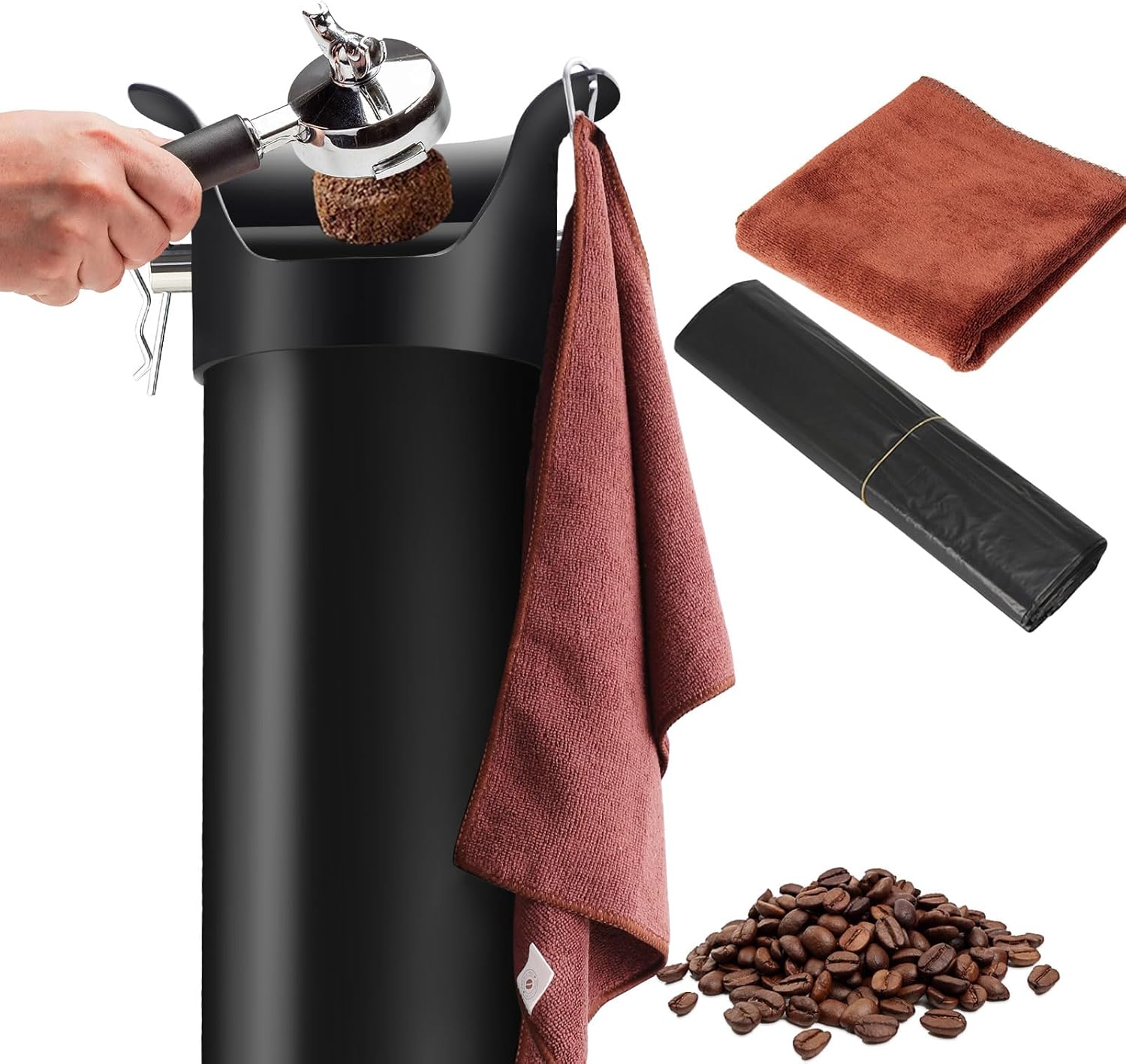 Amazon.com: Commercial Coffee Knock Box for Counter Espresso Standing ...