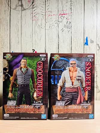 Amazon.co.jp: One Piece Glamen Stampede Crocodile Smoker Figure, Set of ...