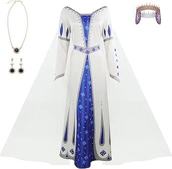 Amazon.com: Adult Queen Amaya Costume Dress Princess Events Cosplay ...