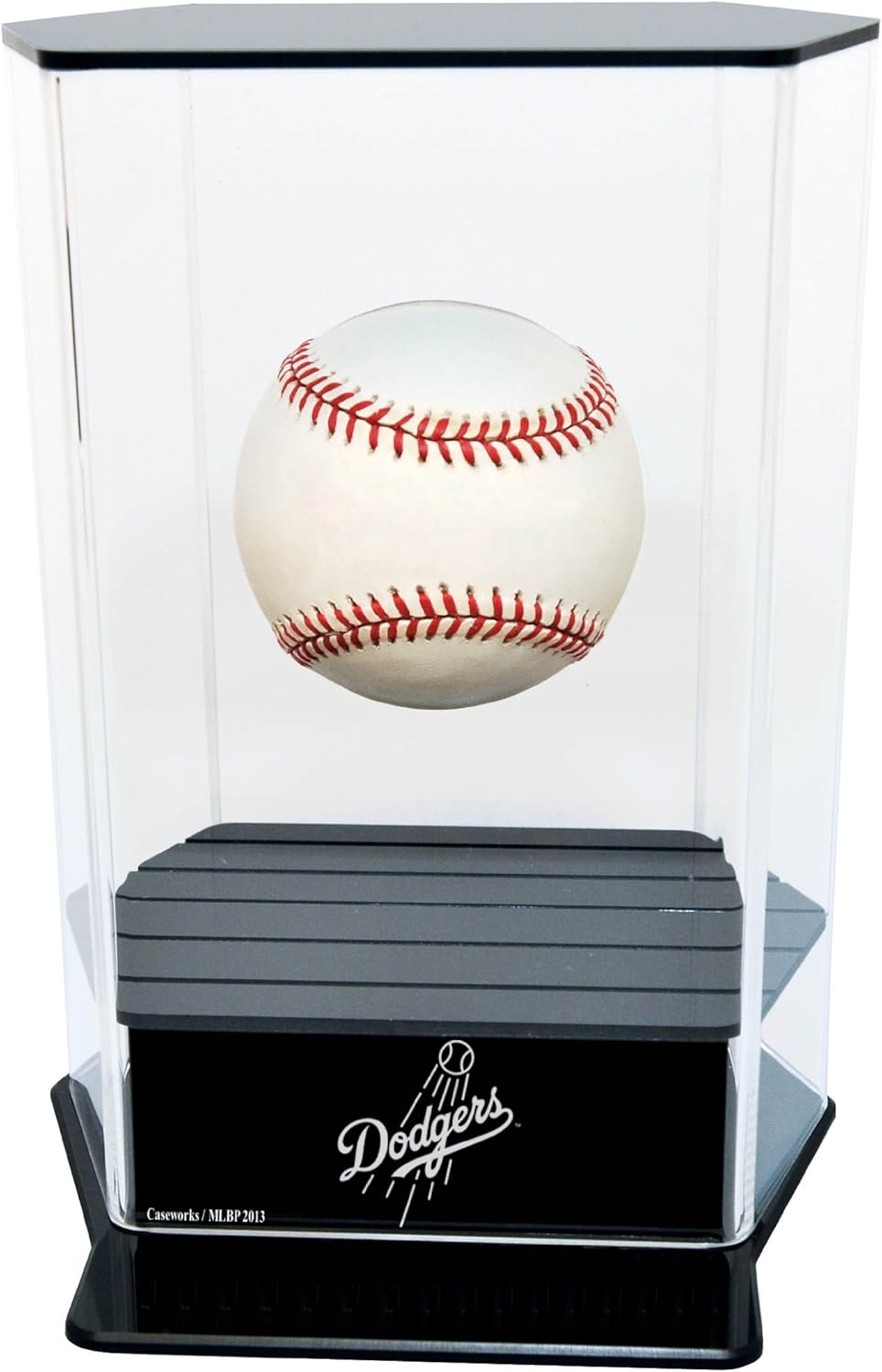 Amazon.com : MLB Los Angeles Dodgers Floating Baseball Display Case ...