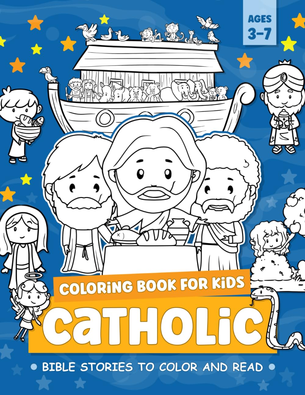 Catholic Coloring Book for Kids Ages 3-7... by Trustfield, Mia