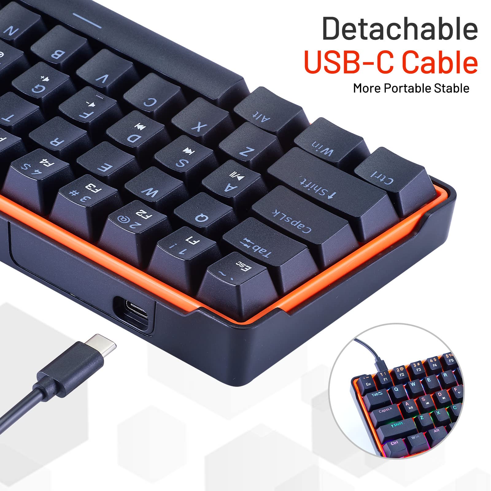 Snapklik.com : COOLERPLUS Wired Gaming Keyboard- 61 Keys Compact ...