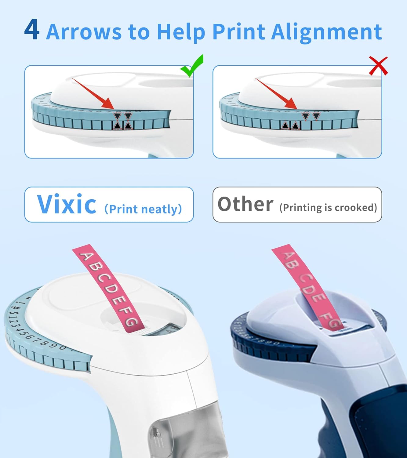 Embossing Label Maker Machine with Tapes – Vxiic Omega S Portable ...