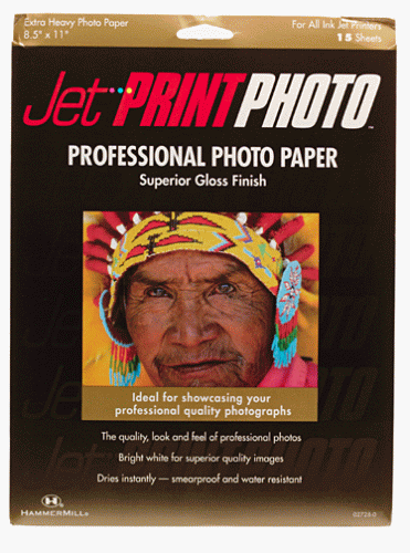 Jet Print Photo Professional Photo Paper (15 Count) : Amazon.in: Office ...