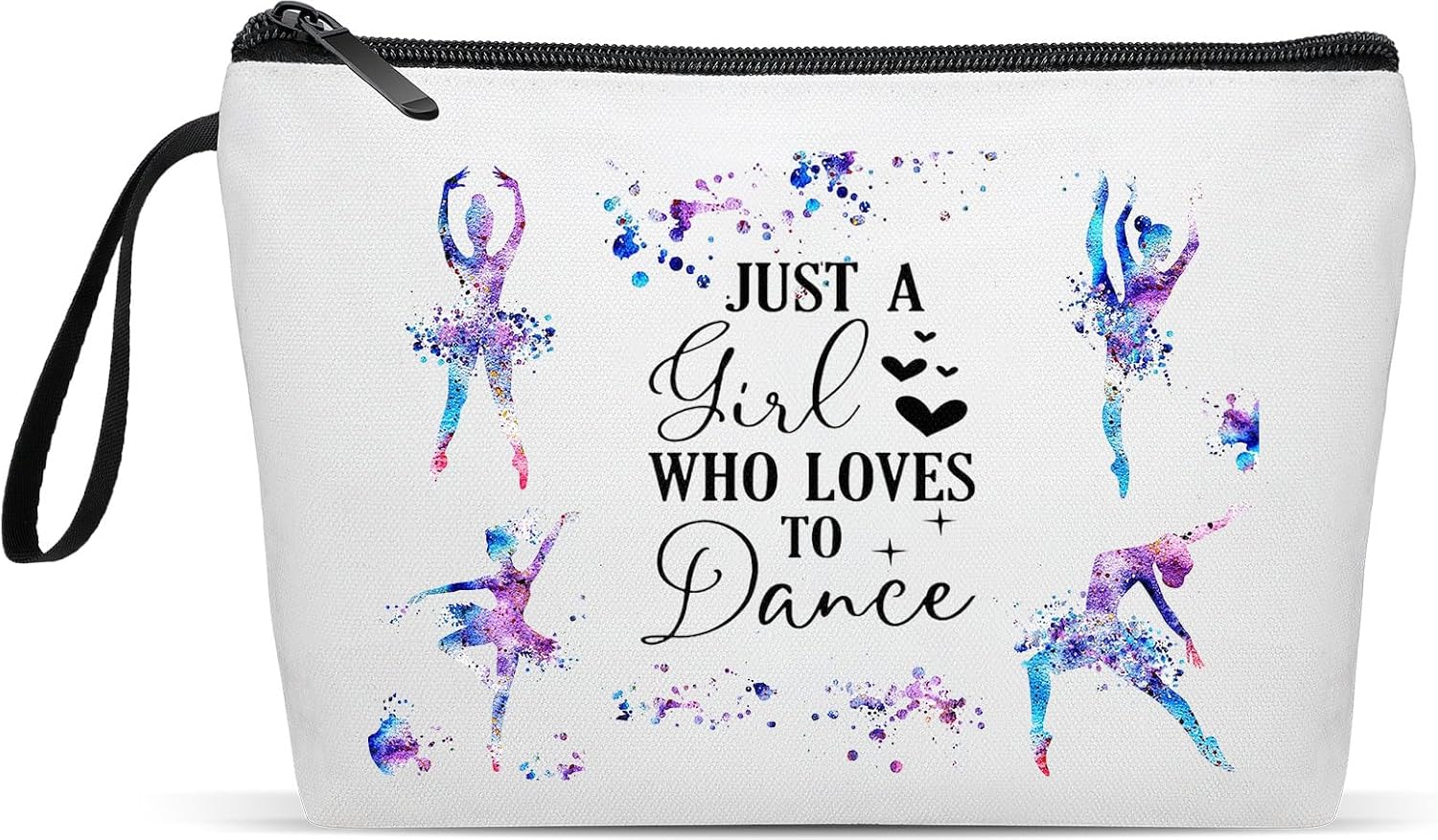 Amazon.com: Fullrainbow Ballet Lover Makeup bag Gifts Ballerina Makeup ...