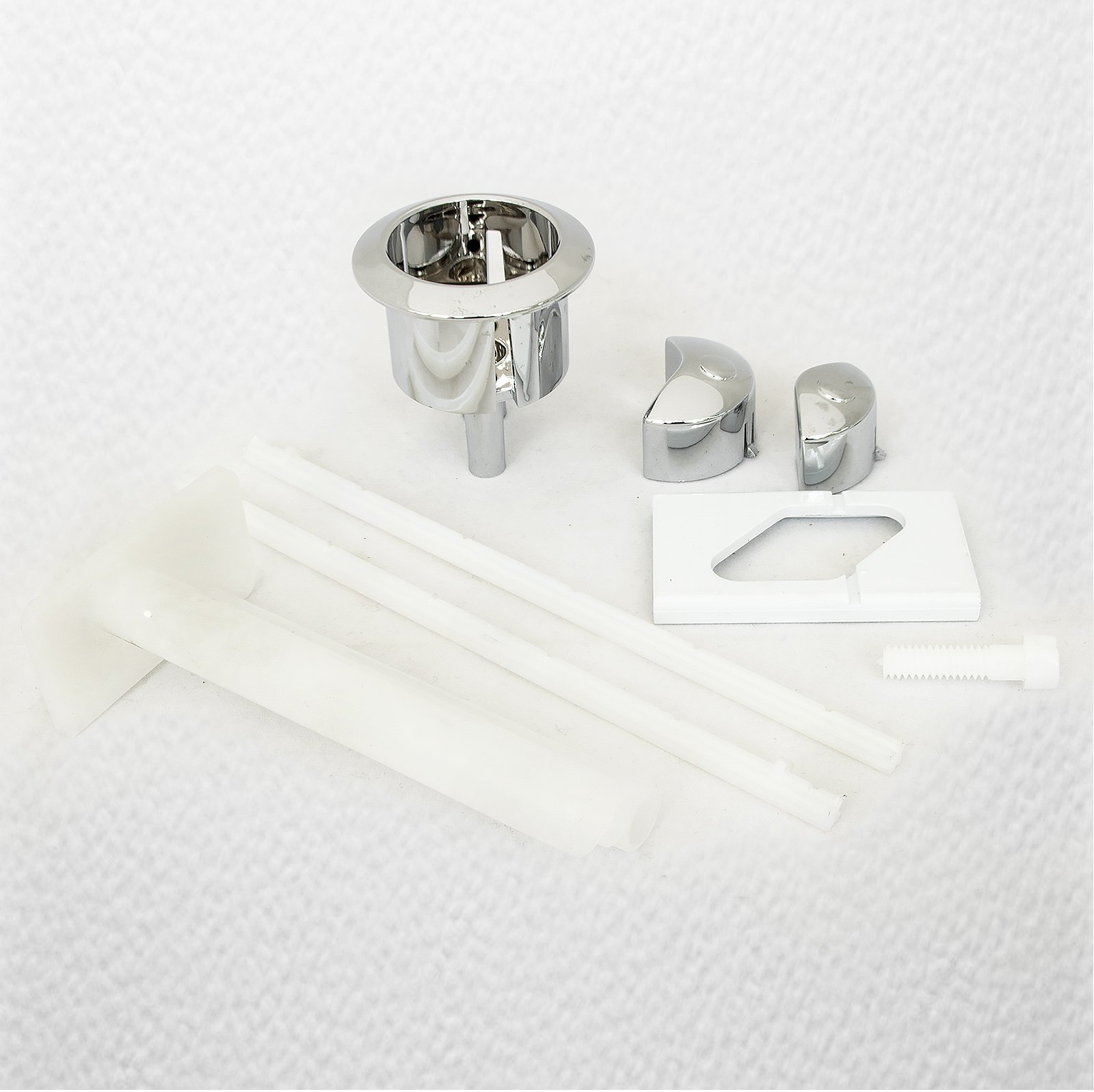 Thomas Dudley Niagara Dual Flush Chrome Toilet Push Button 314318 ...