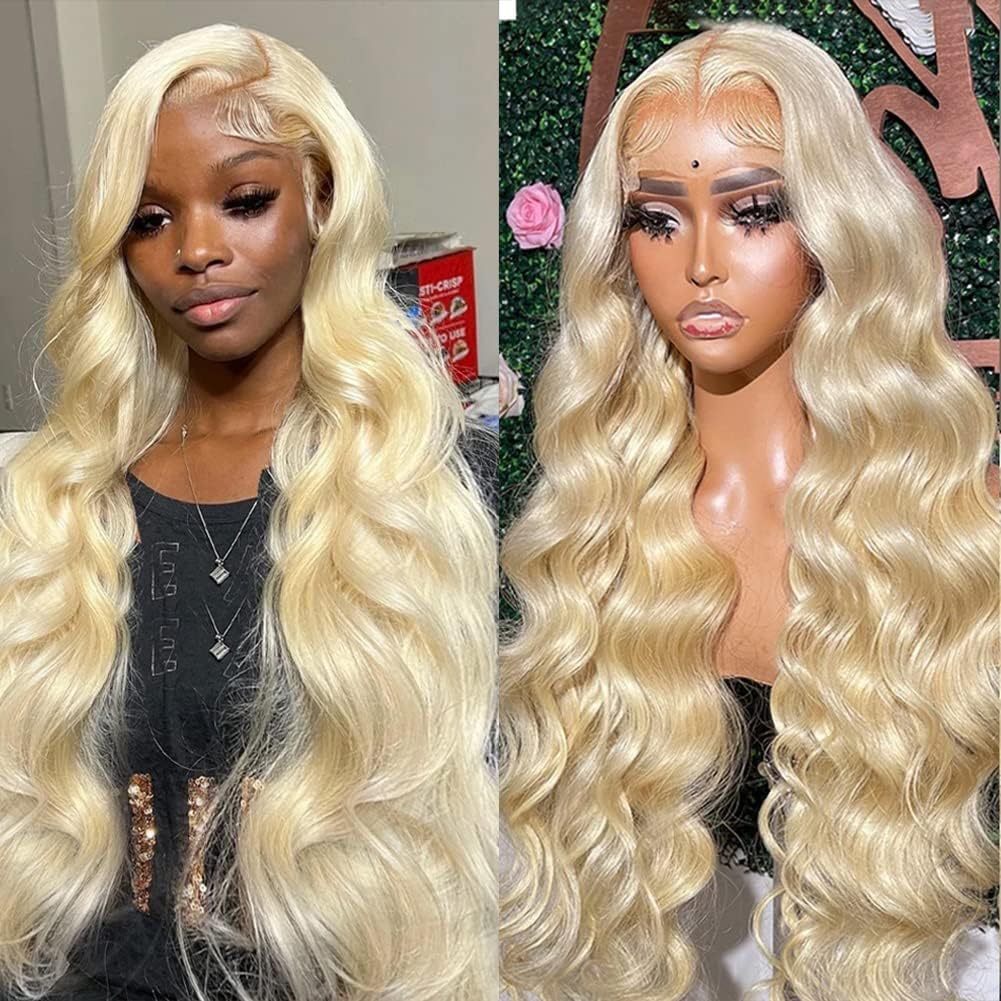 Amazon.com : Deloni 30 inch 613 body wave lace front wigs human hair ...