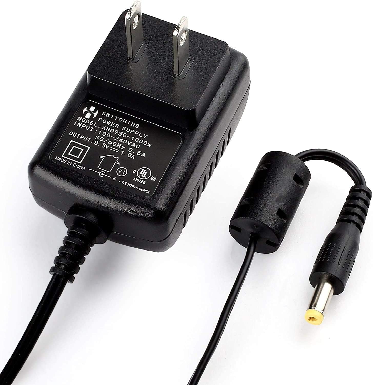 Amazon.com: LotFancy 9.5V AC DC Adapter for Casio Piano Keyboard SA76 ...