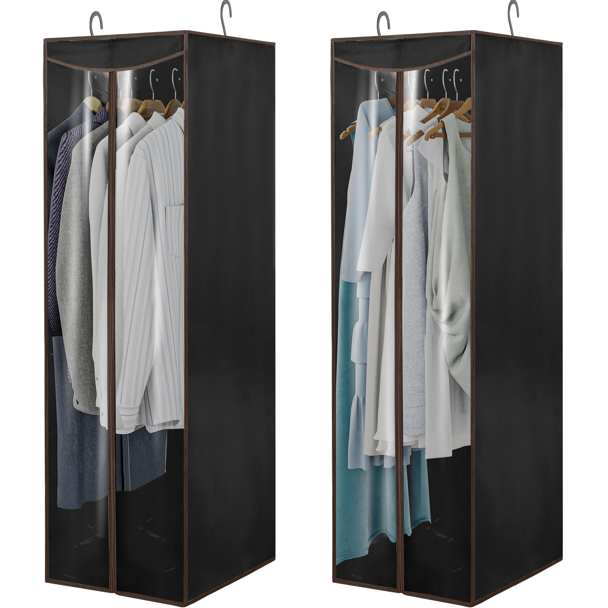 Amazon.com: STORAGEIDEAS Garment Bags For Hanging Clothes, Long Garment ...