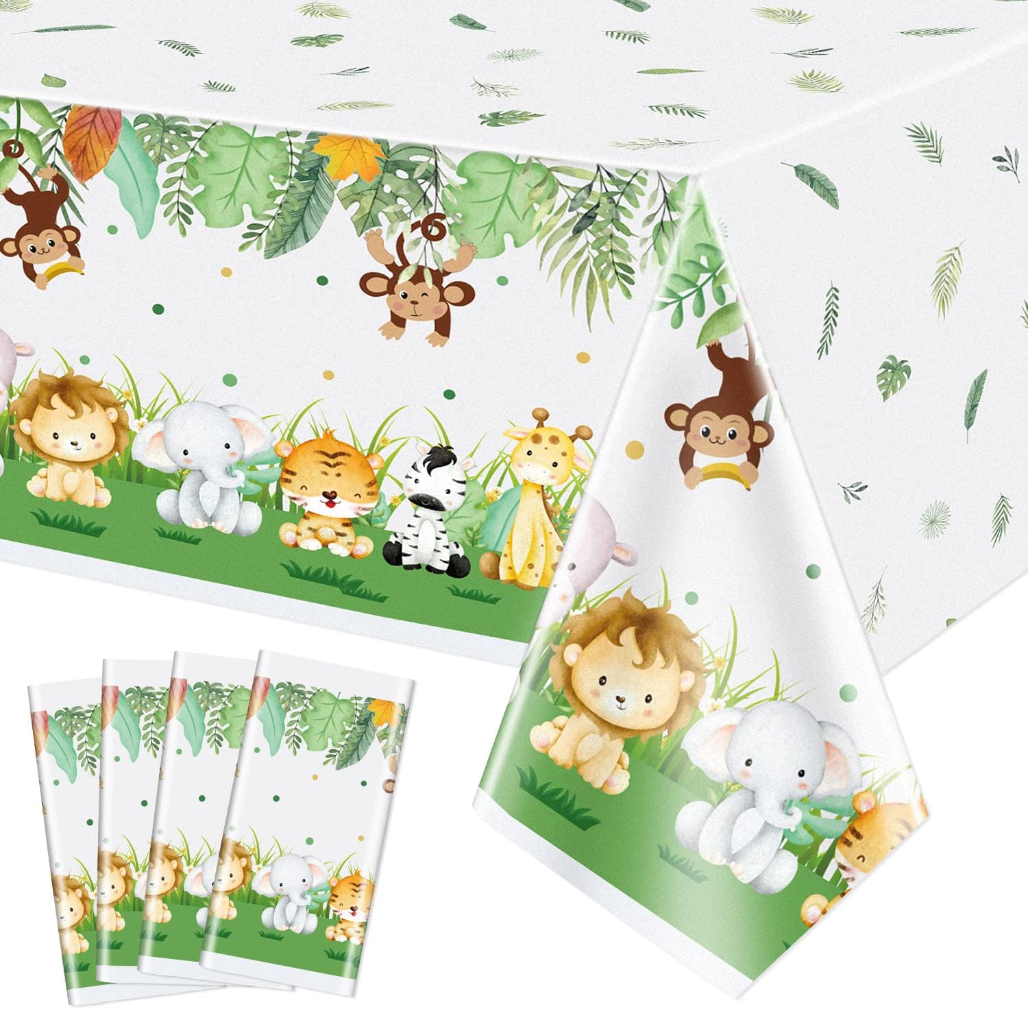 Amazon.com: Jungle Safari Baby Shower Decorations - 3 Pcs Jungle Safari ...