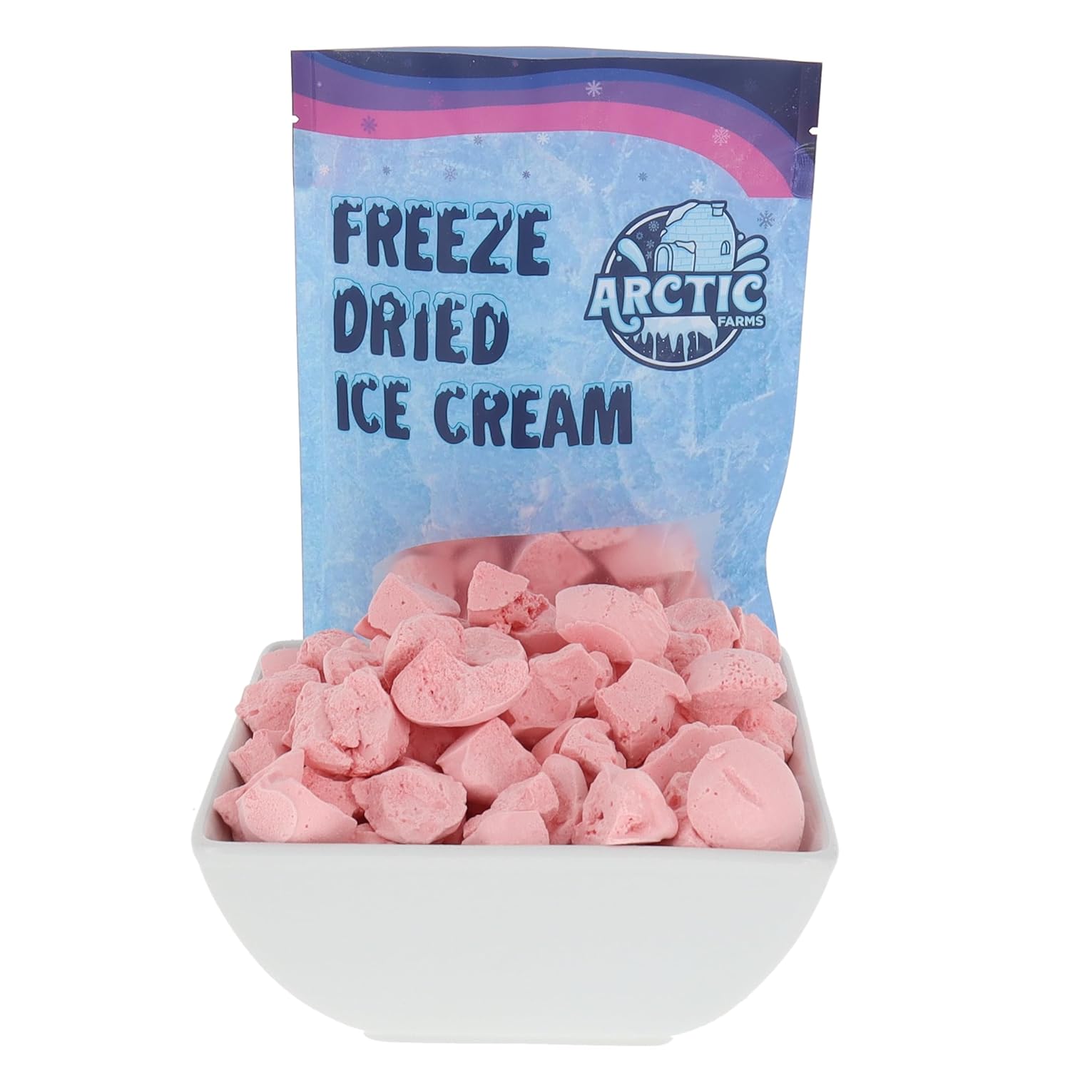Amazon.com : Arctic Farms Freeze Dried Ice Cream Bits Bagged and Boxed ...