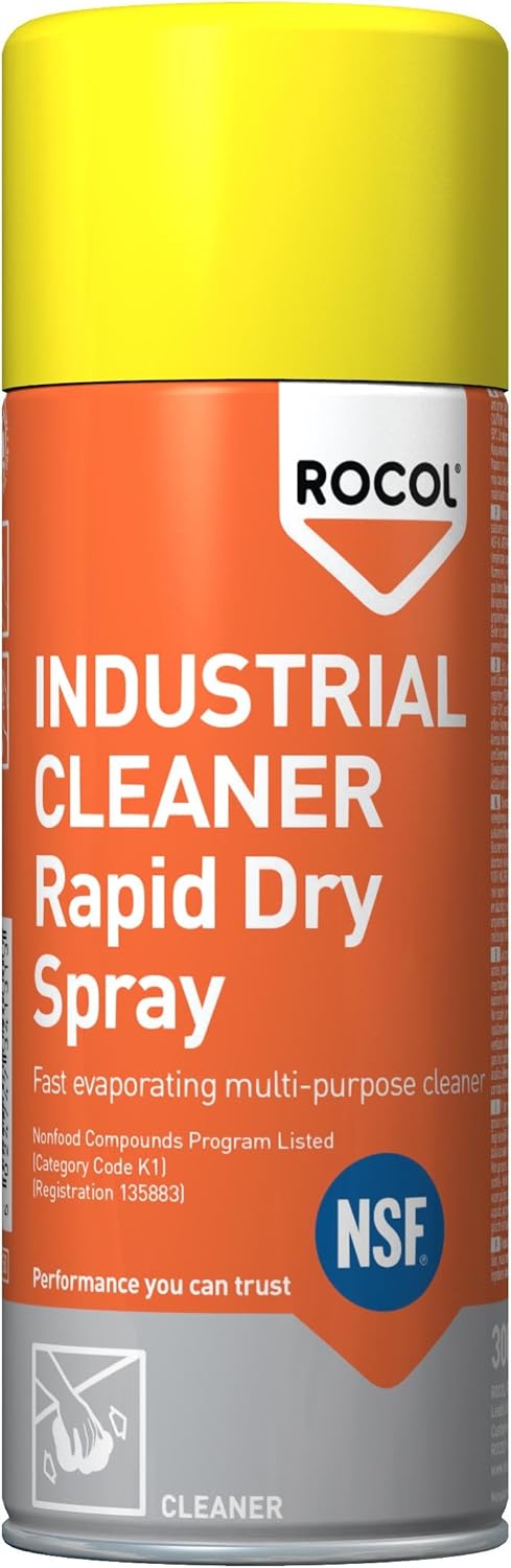 Amazon.com: Rocol 34131 300ml Industrial Cleaner Rapid Dry Spray
