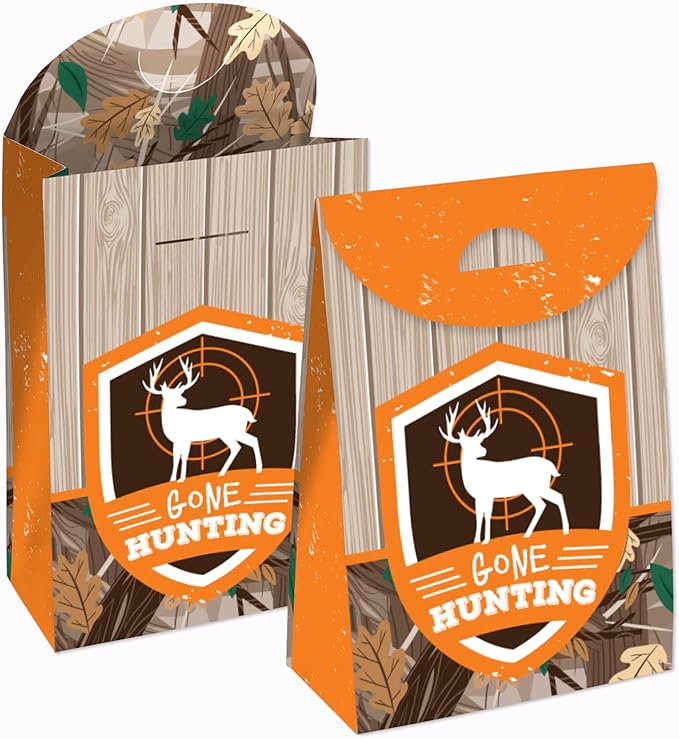 Amazon.com: Big Dot of Happiness Gone Hunting - Deer Hunting Camo Baby ...