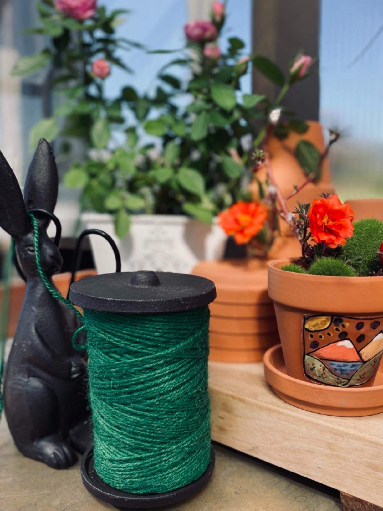 Amazon.com: CTW Home Collection Bunny Twine Holder with Scissors, 8 ...