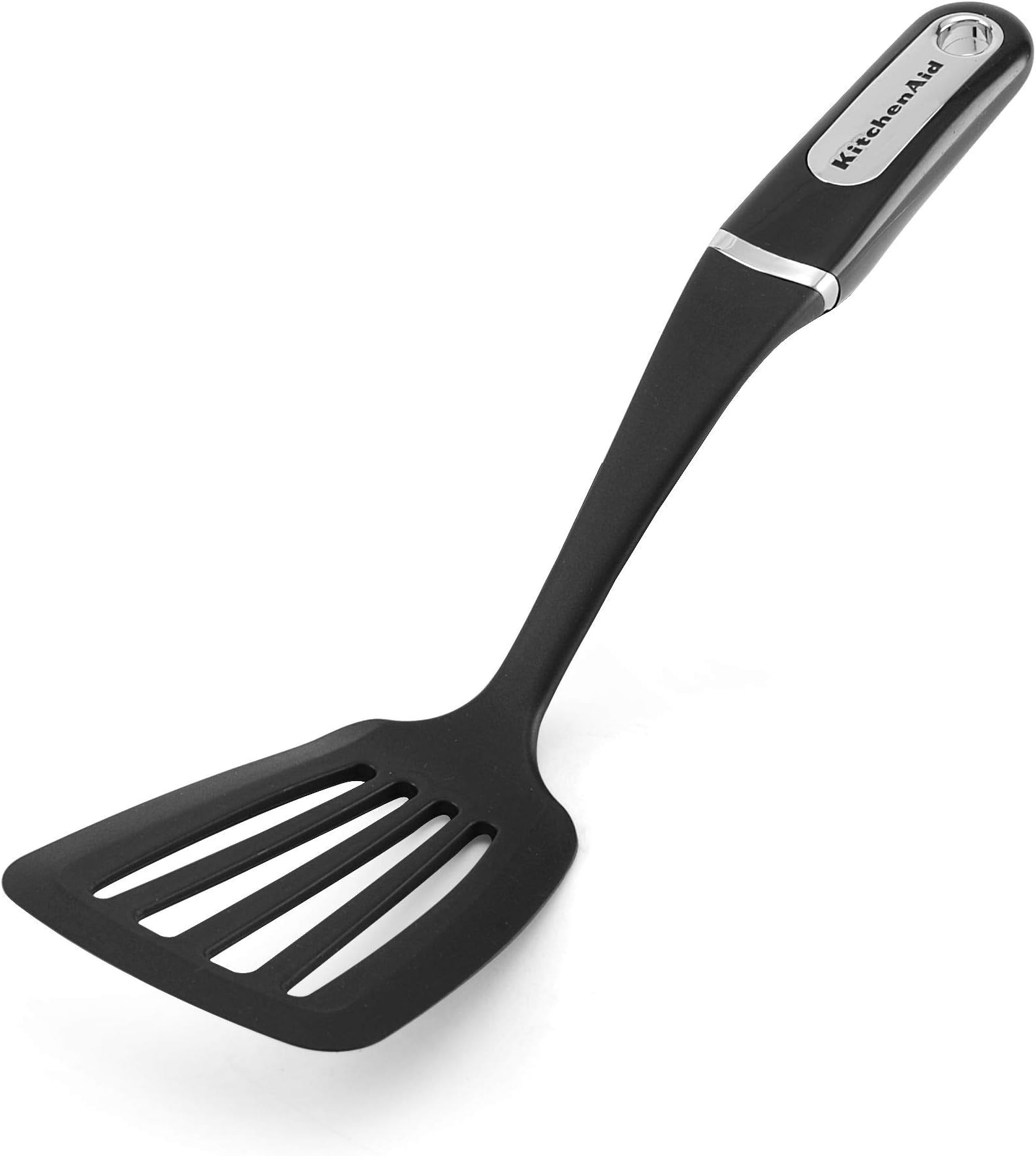 Amazon.com: KitchenAid Classic Nylon Slotted Turner, One Size, Black ...