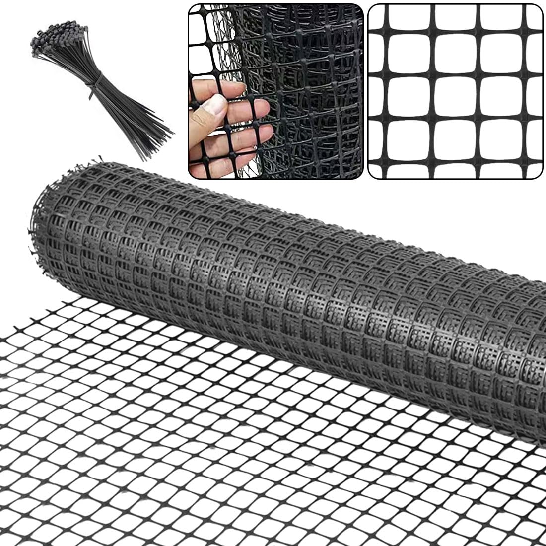 Snapklik.com : Plastic Garden Fence Animal Barrier,3.28 X 33 FT Heavy ...
