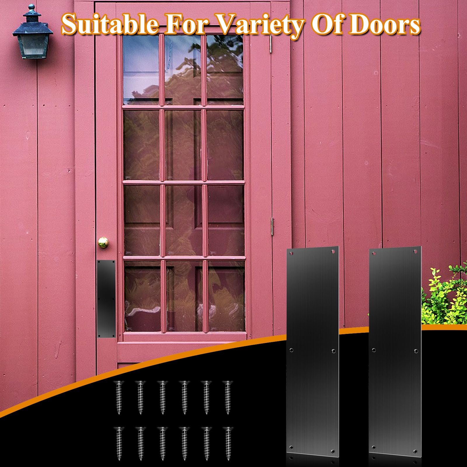 Push-pull Plate Door Kick Plates Fire-proof Door Kick Plates For ...