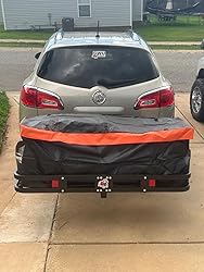 Amazon.com: VEVOR 60x24x6 in Hitch Mount Cargo Carrier, 500lb Capacity ...