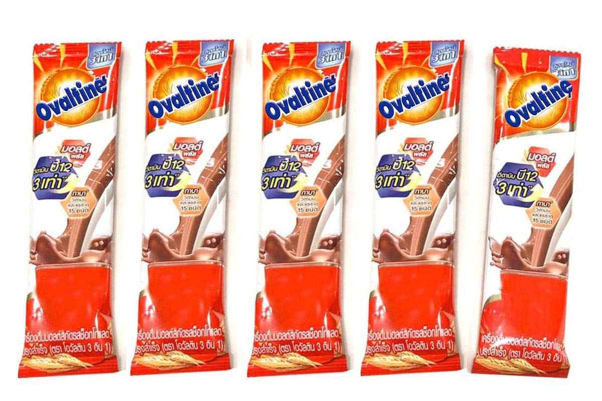 Amazon.com: Ovaltine chocolate drink mix single sachet, rich with ...