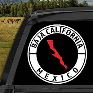 Amazon.com - Baja California Mexico Calcomania para Carro Decal Sticker ...