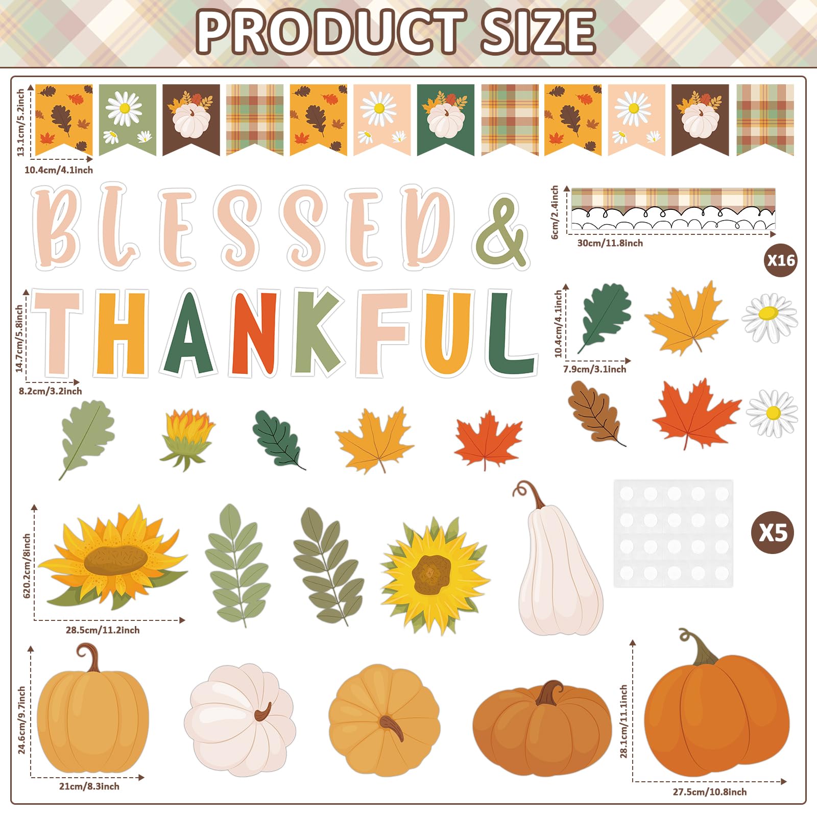 Pumpkin Bulletin Board Borders