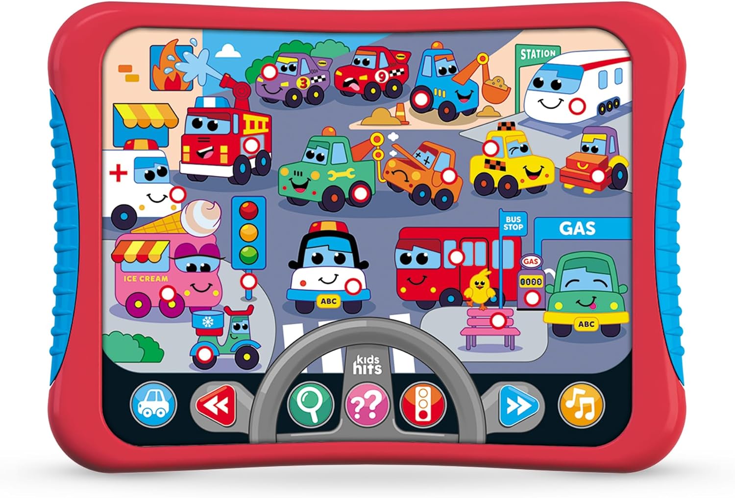 Amazon.com: Kids Hits Cars and Trucks Hit Pad – Interactive Road Safety ...