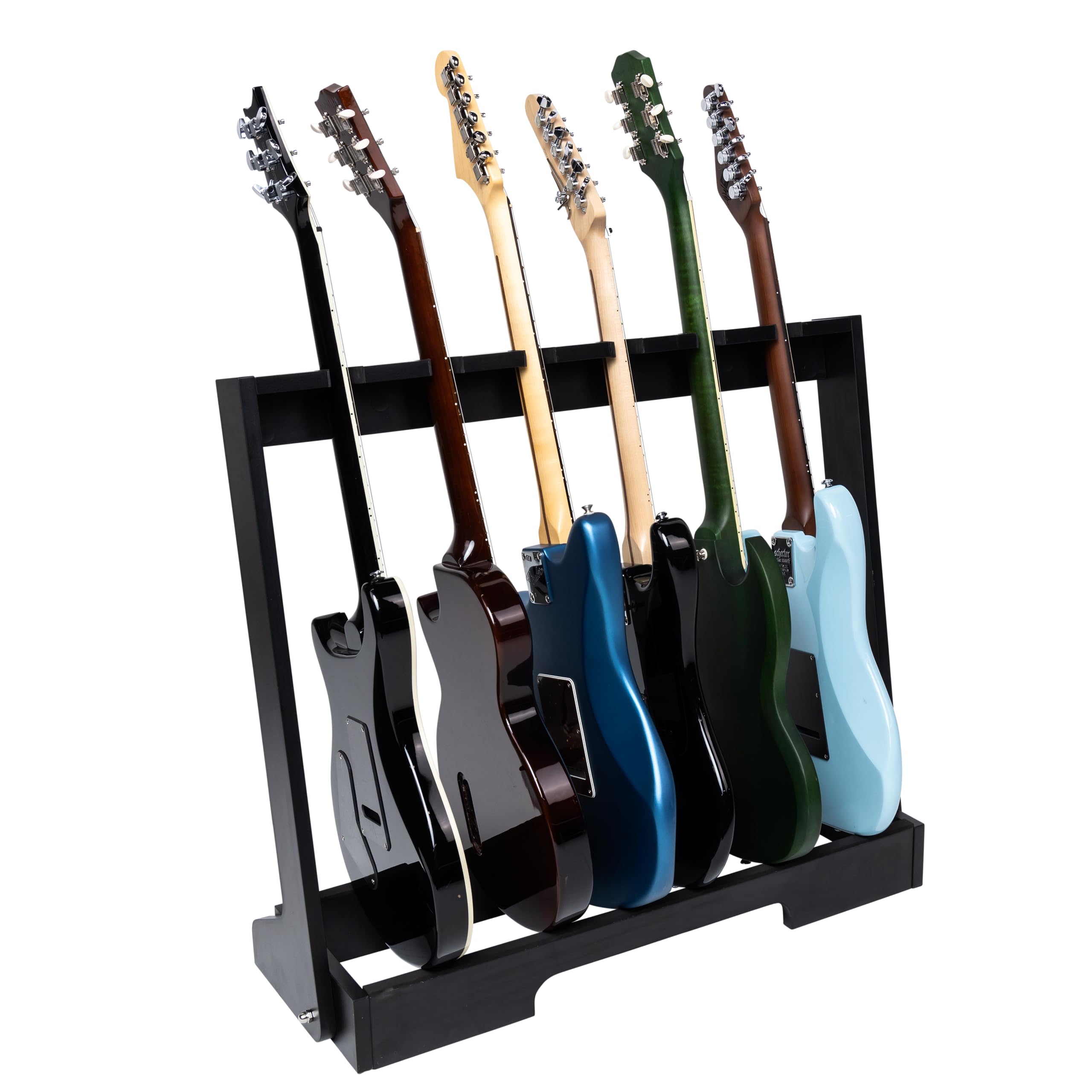 Amazon.com: Gator Frameworks Wood Multi Guitar Rack for Up to 6 Guitars ...
