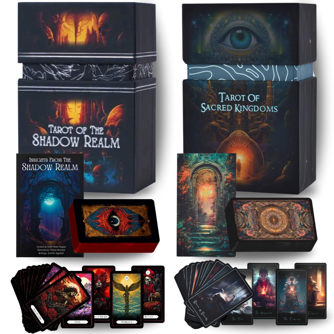 Amazon.com: Earth Moon Magick Tarot Bundle: Sacred Kingdoms & Shadow ...