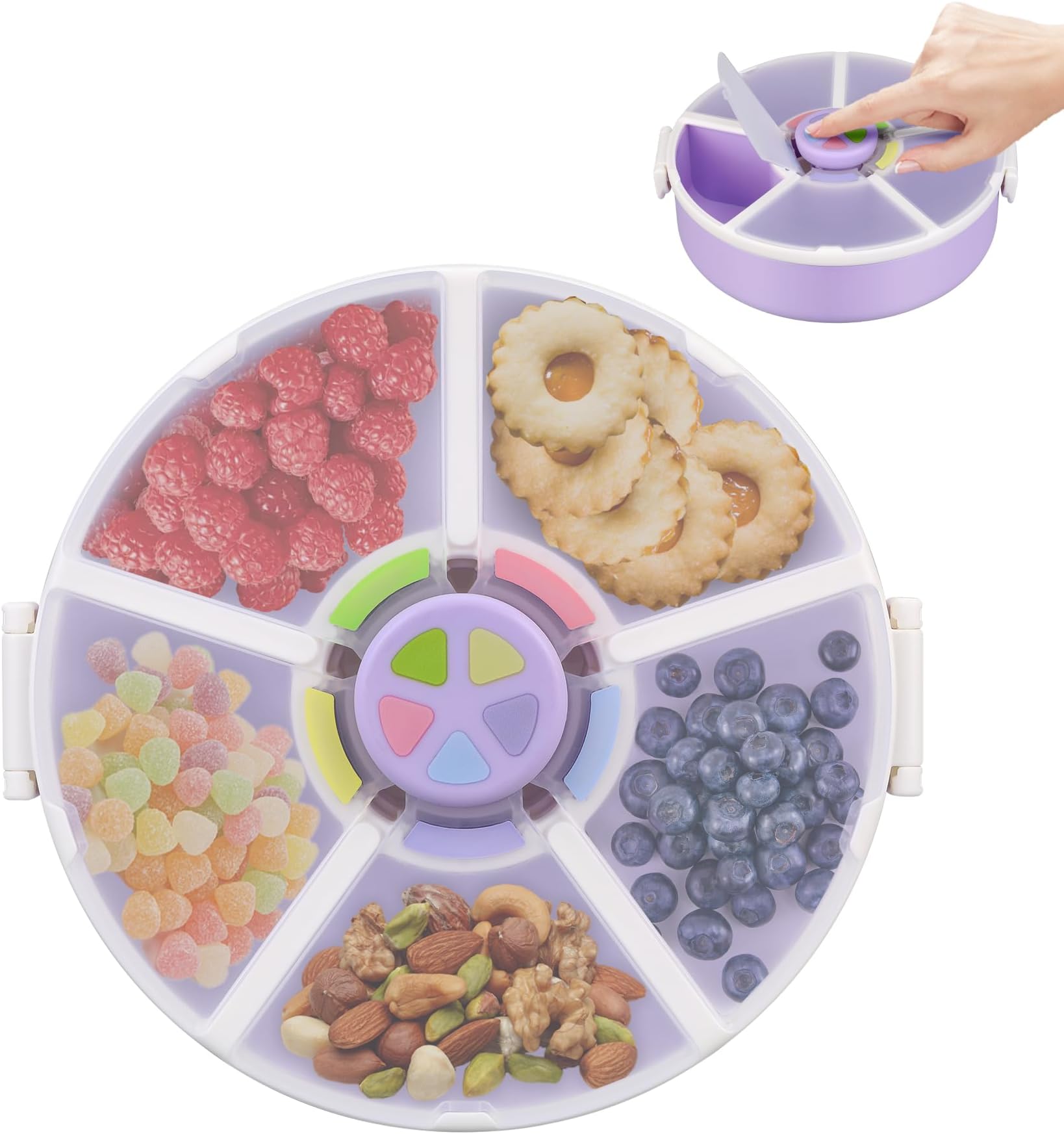 Amazon.com: Kids Original Snack Spinner Bundle - Reusable Snack ...