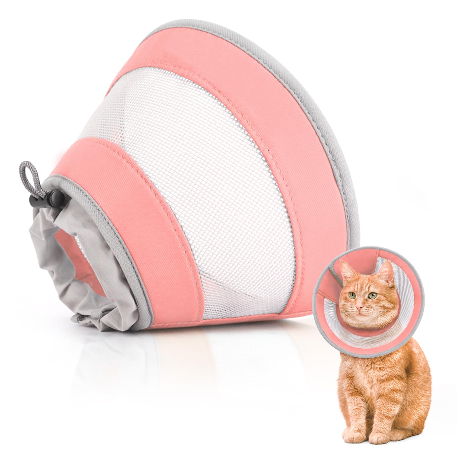 1 x Brand New Supet Cat Cone, Breathable Cat Cone Collar Soft ...