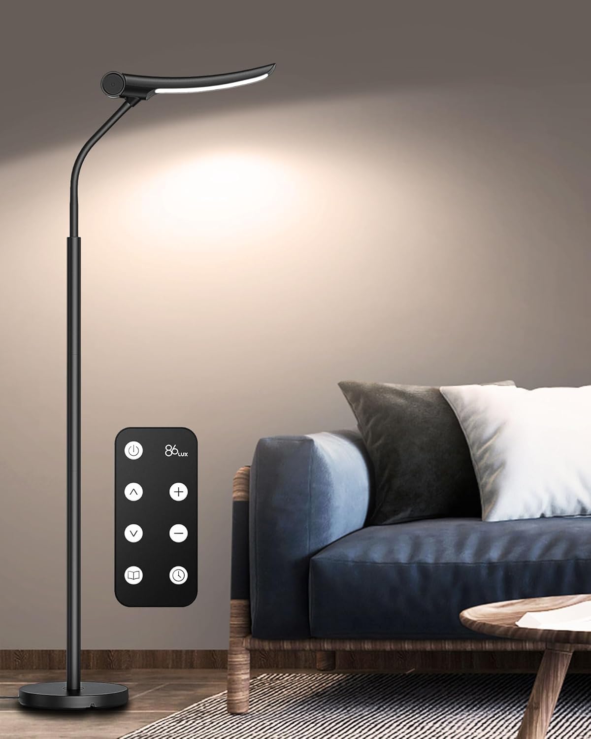 Amazon.com: 86lux Floor Lamp, LED Modern Floor Lamp for Living Room ...