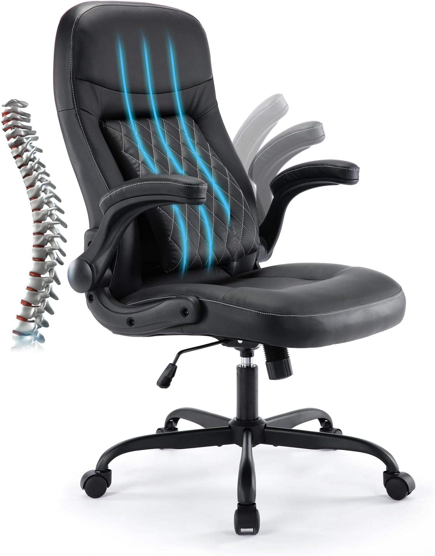 Amazon.com: chizzysit Ergonomic Executive Office Chair with Airbag ...