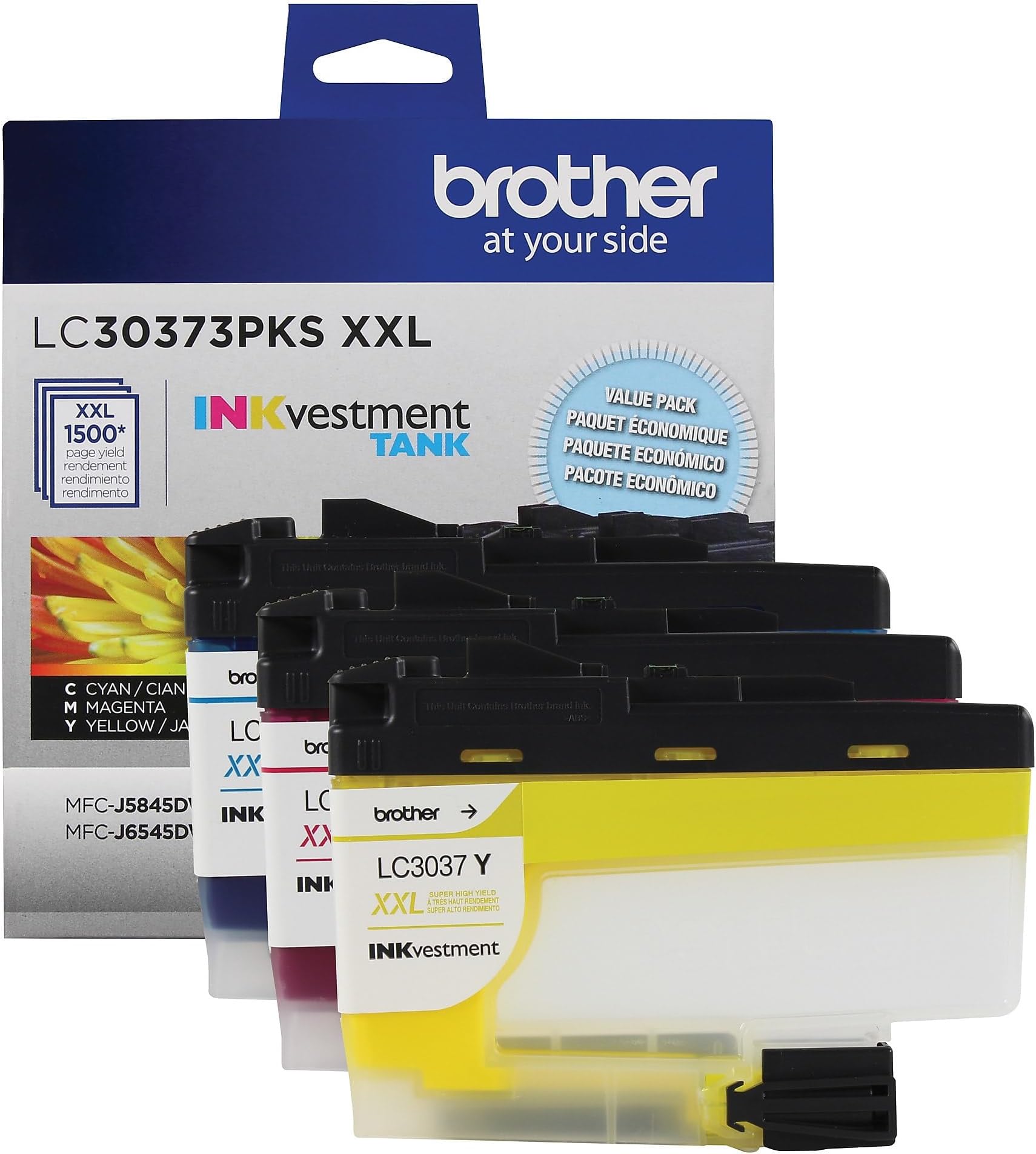 Brother Genuine LC30373PKS Super High-Yield Colour Ink Cartridge Value ...