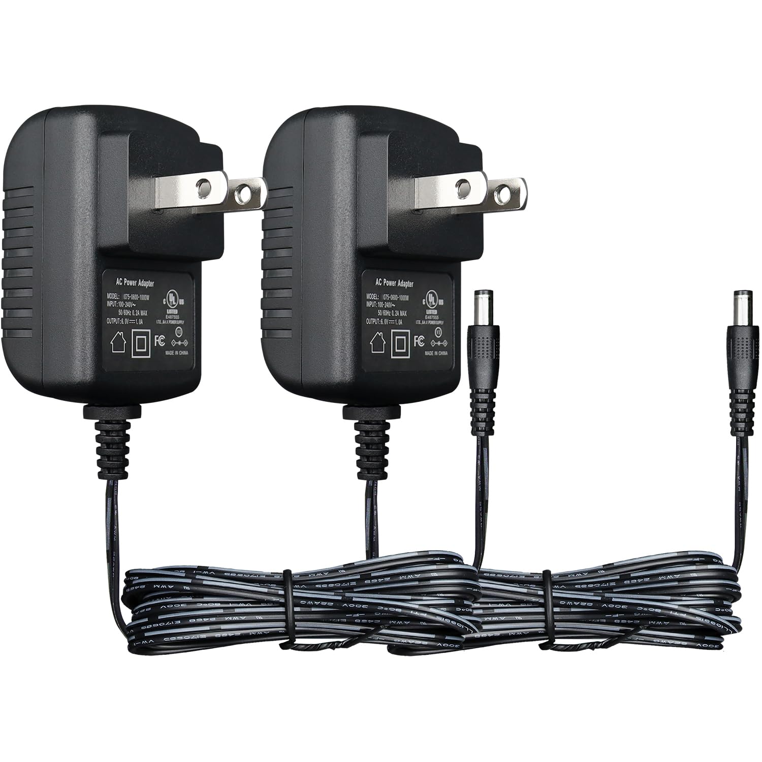 Amazon.com: ANLINK 2 Pack 6V 1A Power Supply Adapter, AC to DC 6V ...