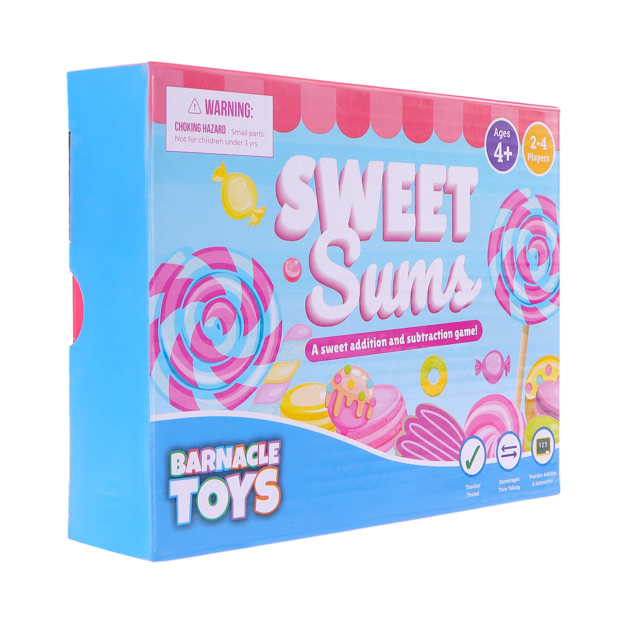 Amazon.com: Barnacle Toys Sweet Sums I Kindergarten Math Games I ...