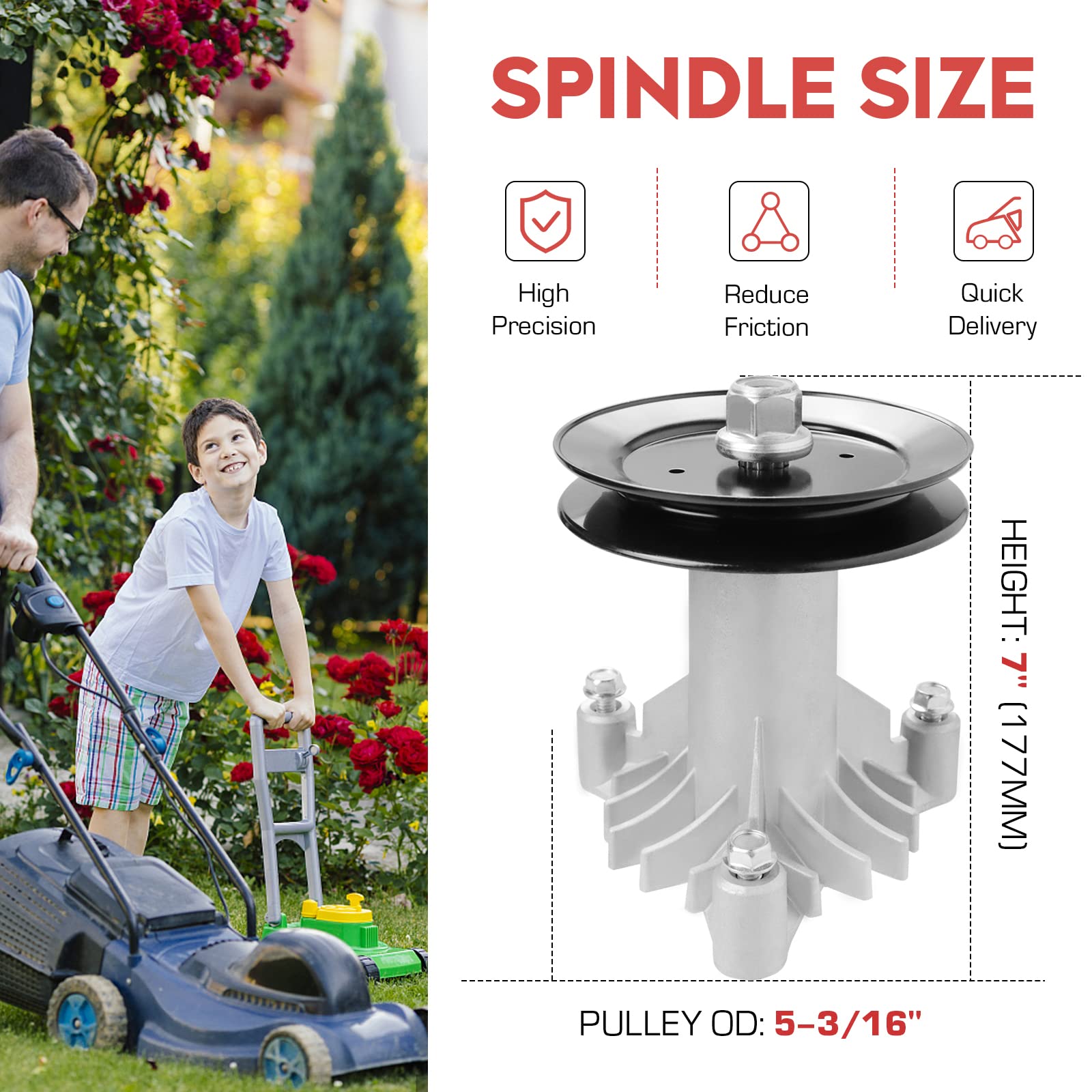 42 Inch Lawn Mower Deck Rebuild Kit Compatible with AYP/Husqvarna ...