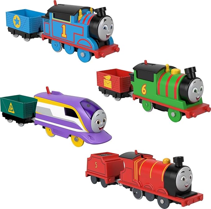 Fisher-Price Thomas & Friends Motorized Train Engine Set for Kids Ages ...